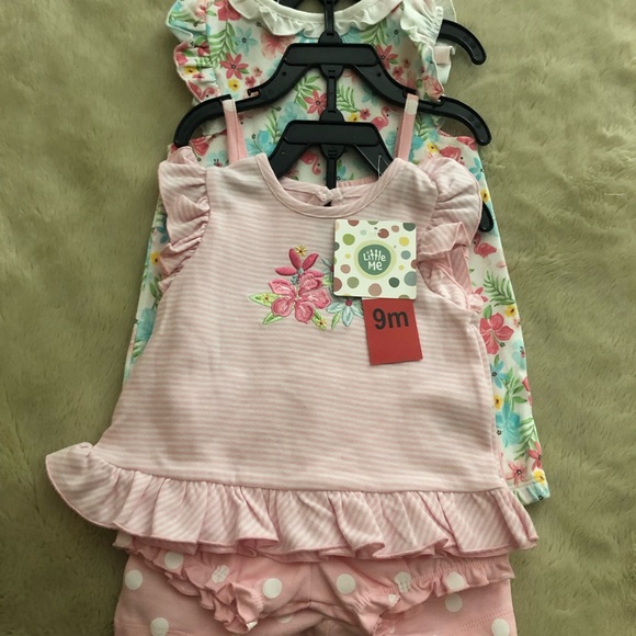 Little Me | Matching Sets | Little Me 3 Outfit Set W Free Gift Bag ...
